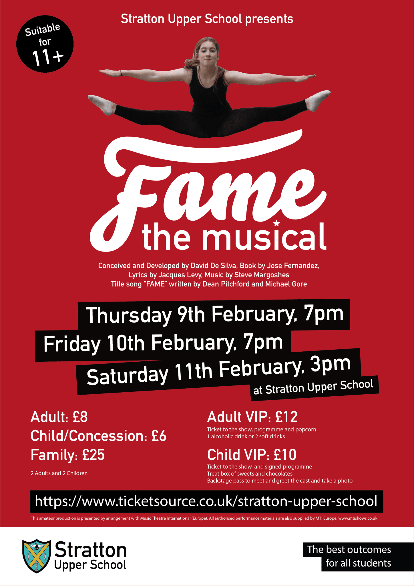 Stratton Upper School presents Fame the musical | Biggleswade Town Council
